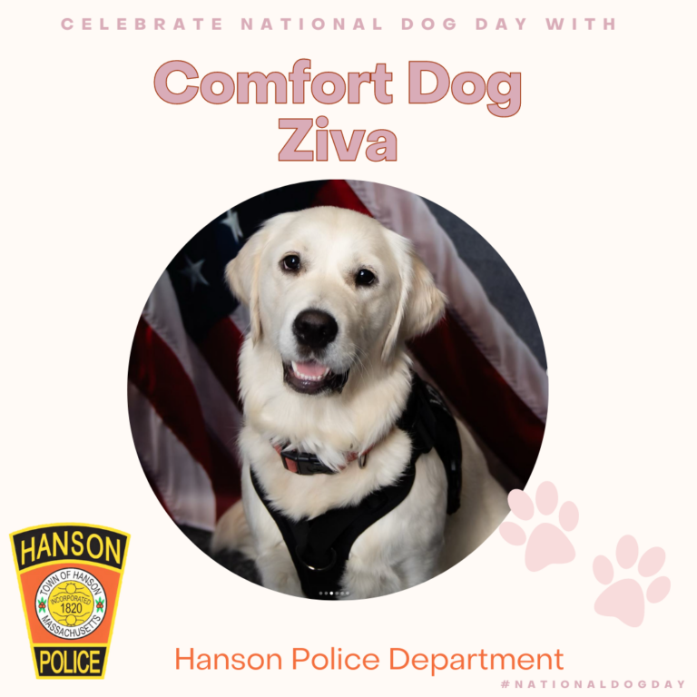 Happy National Dog Day! – Hanson Police Department